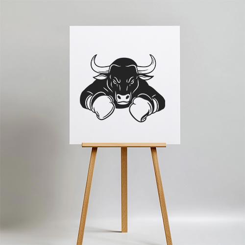 Boxing Bull SVG, Angry Bull DXF, Fighter Bull PNG, Sport Cut File ...