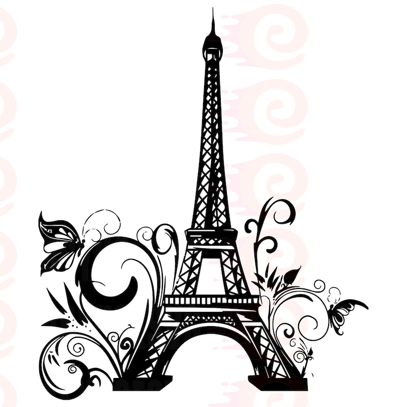 Eiffel Tower Clipart - Etsy