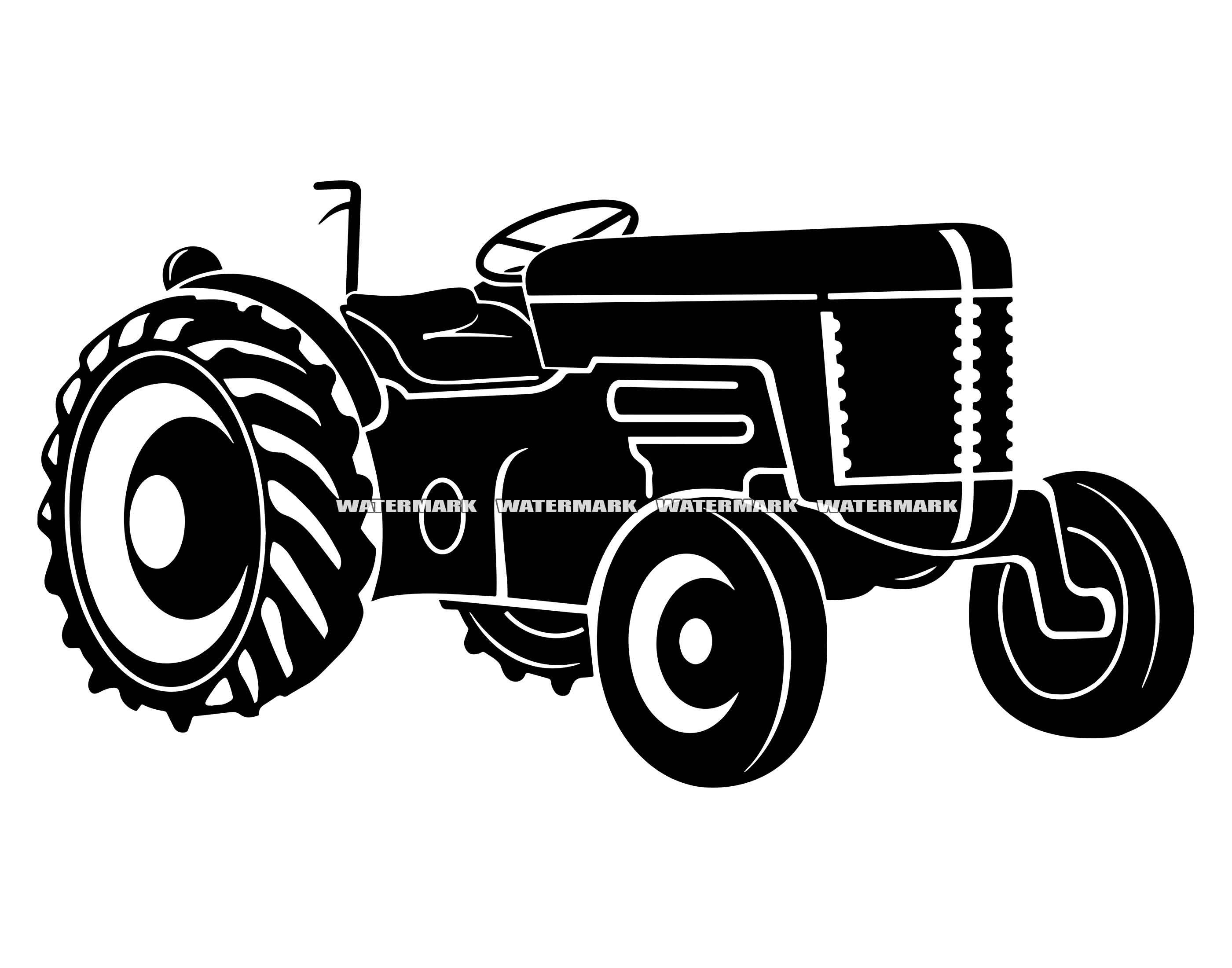 Tractor SVG 3 Tractor DXF Tractor PNG Tractor Clipart - Etsy Israel
