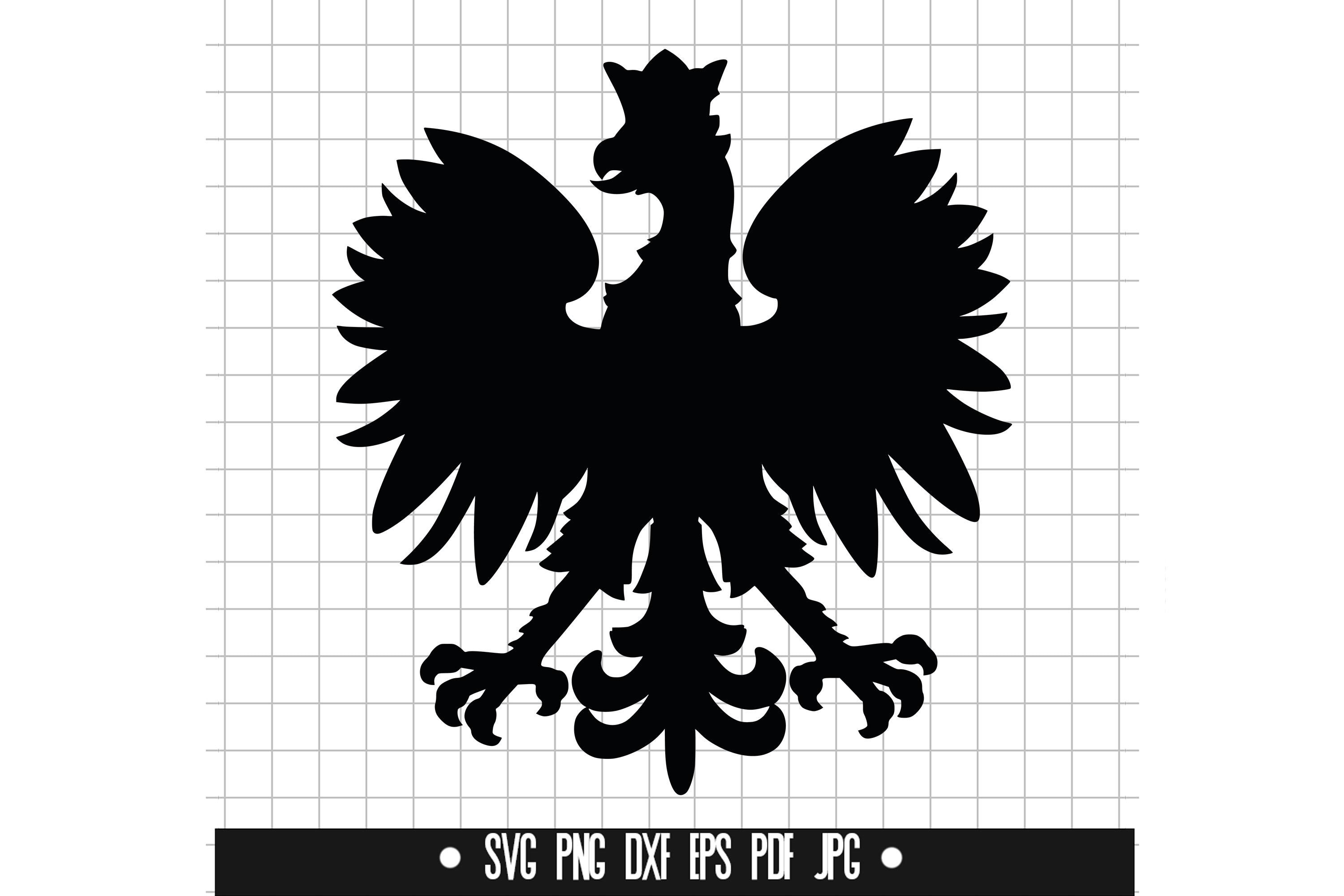 Polish Eagle SVG, Polish Eagle DXF, Polish Eagle PNG, Polish Eagle ...