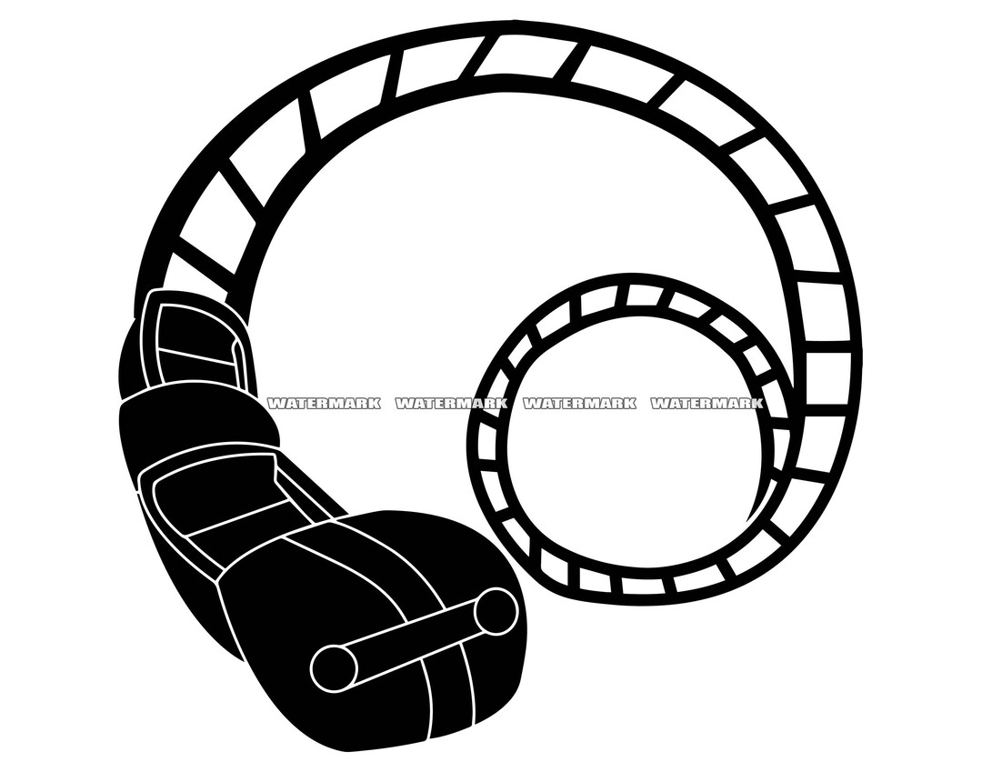 Roller Coaster SVG Roller Coaster Cut File Roller Coaster - Etsy Ireland