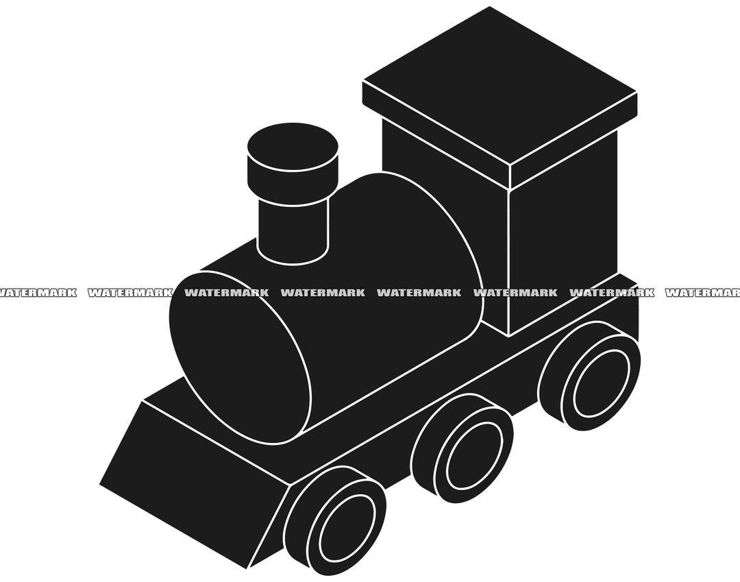 Toy Train SVG 1 Toy Train Cut File Toy Train DXF Toy - Etsy Singapore