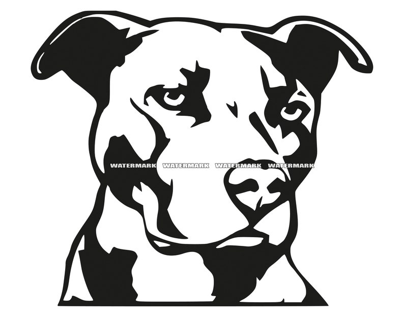 Pitbull SVG Pitbull Cut File Pitbull DXF Pitbull PNG - Etsy