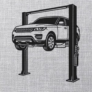 Car Lift SVG, Mechanic Garage DXF, Auto Repair PNG, Cut File, Clipart ...