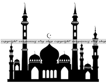 Mosque Dxf Cut File - Etsy UK