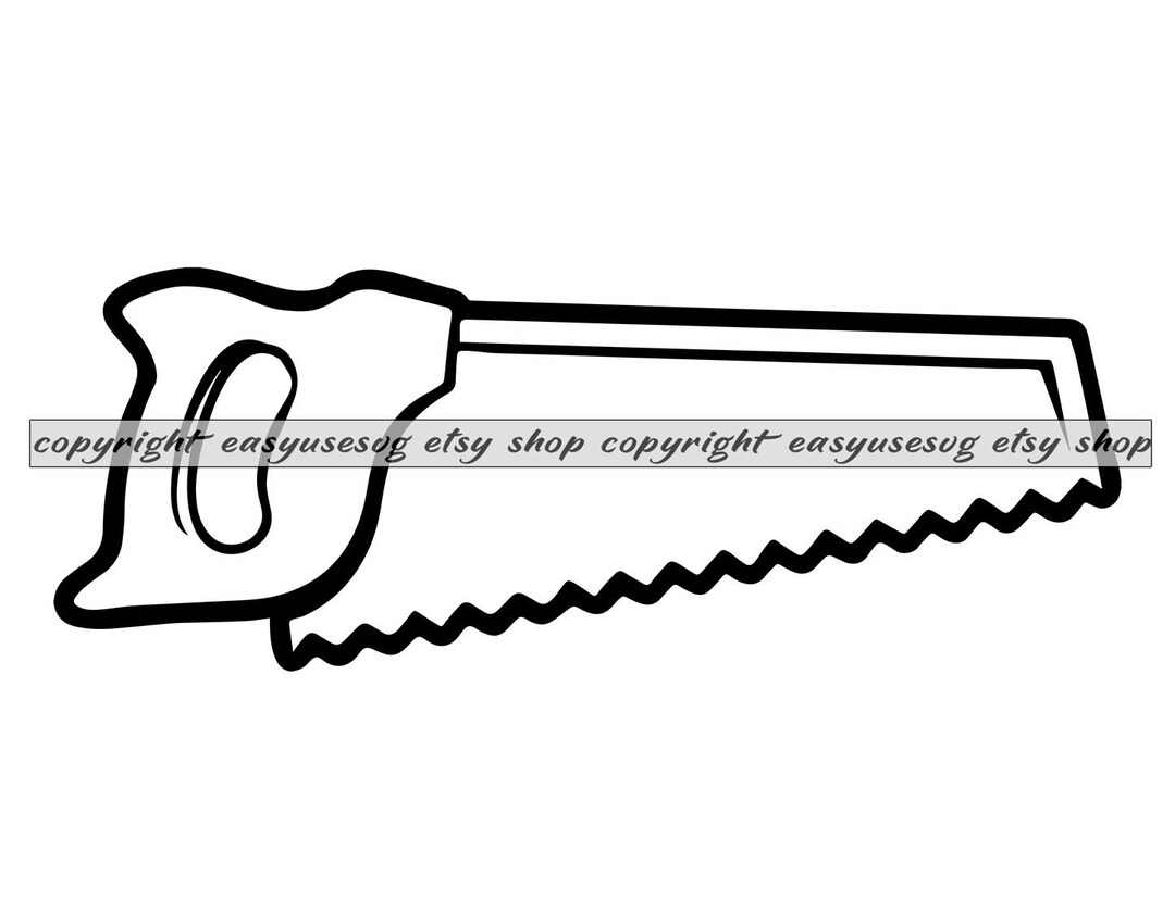 Handsaw SVG, Hand Saw SVG, Tool SVG, Wood Handsaw Svg, Handsaw Clipart ...