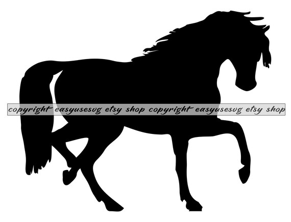 Cheval SVG Cheval DXF Cheval PNG Cheval Clipart Silhouette - Etsy France