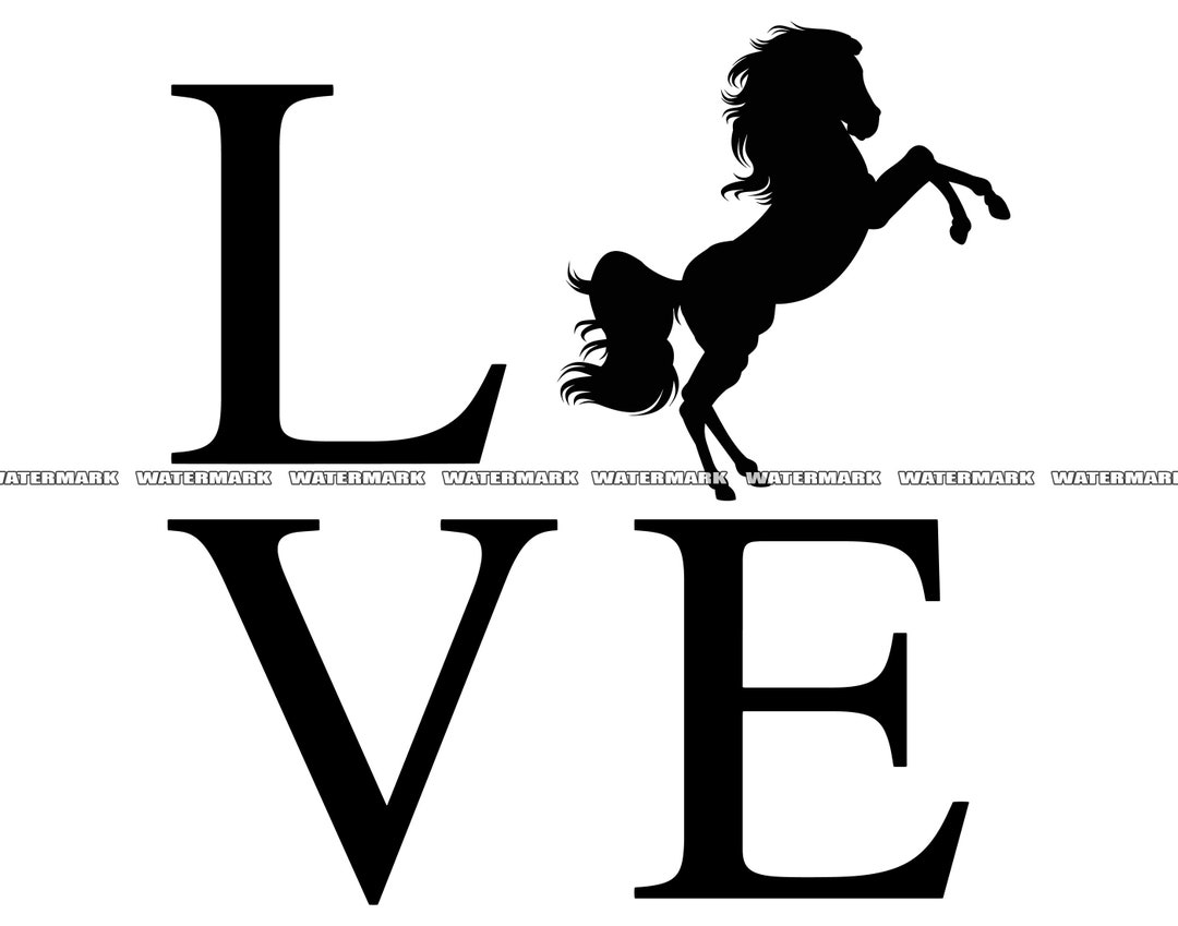 Horse Love SVG #7 Stallion Steed Equestrian Pony Racing Riding ...