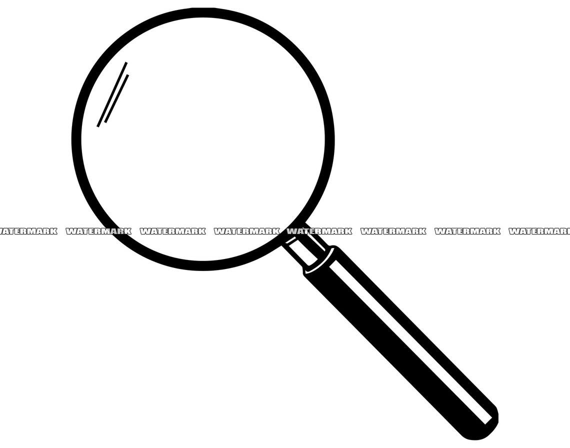 Magnifying Glass SVG Magnifying Glass Cut File Magnifying - Etsy