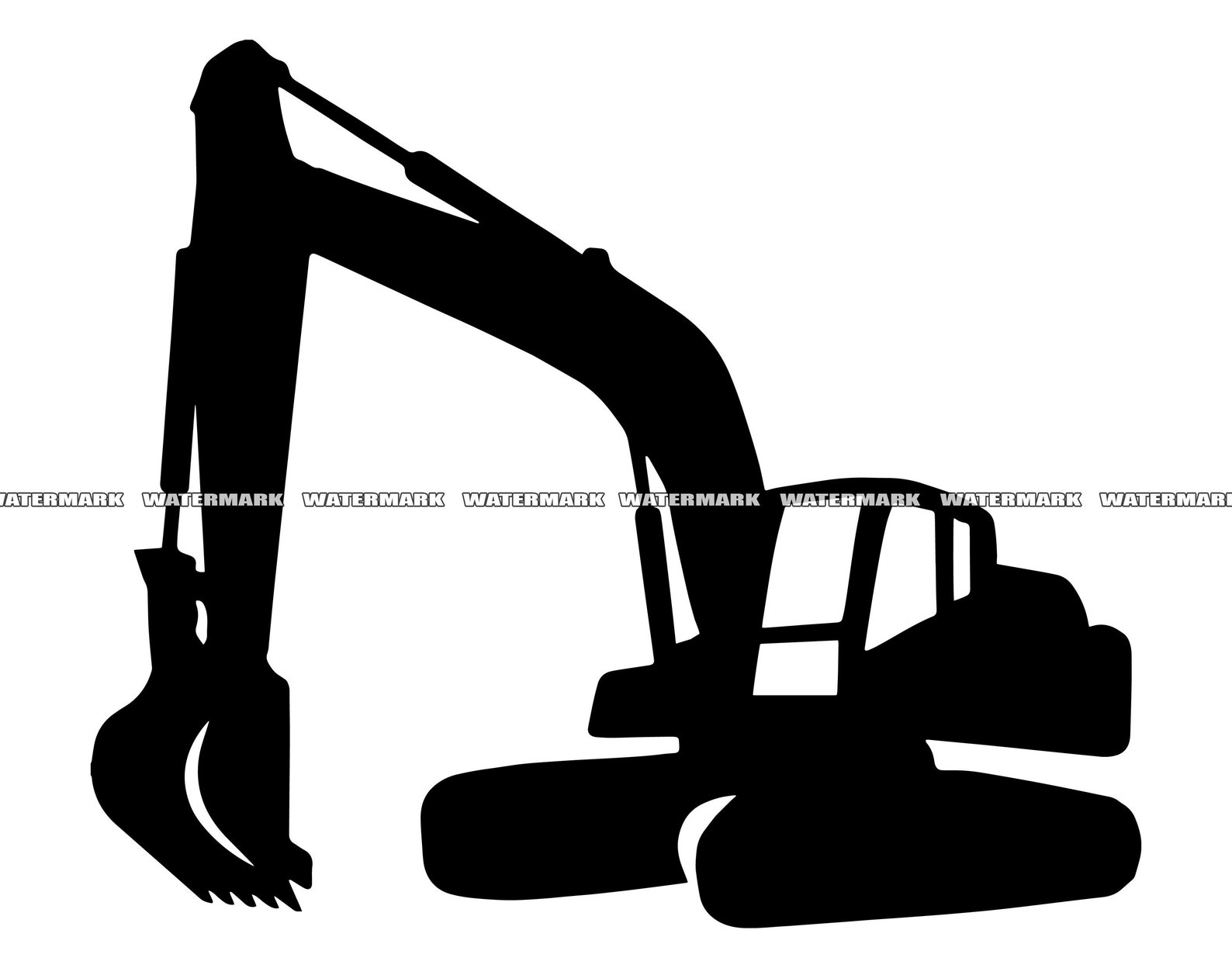 Bagger SVG Bagger Plotterdatei Bagger DXF Bagger PNG - Etsy.de