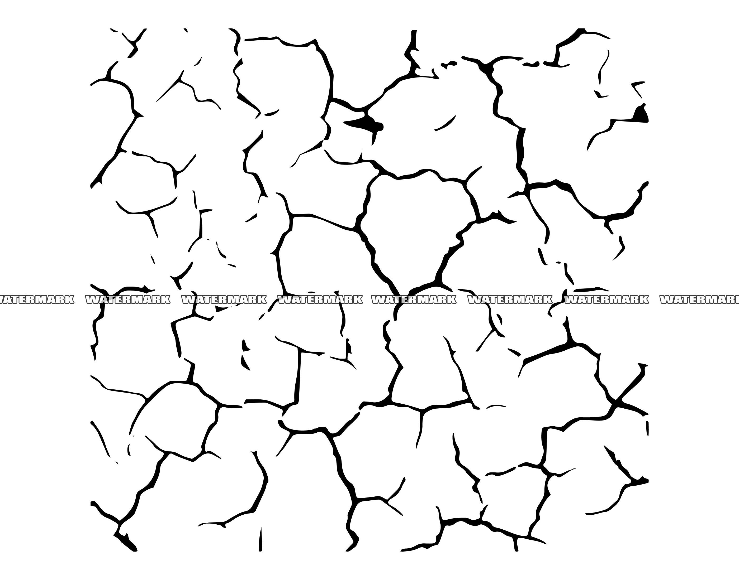 Soil Cracks SVG Soil Cracks Cut File Soil Cracks DXF Soil - Etsy