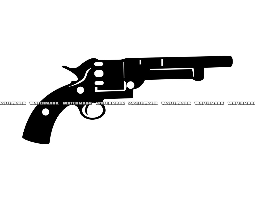 Revolver SVG, Cut File, DXF, PNG, Clipart, Silhouette, Cricut - Etsy
