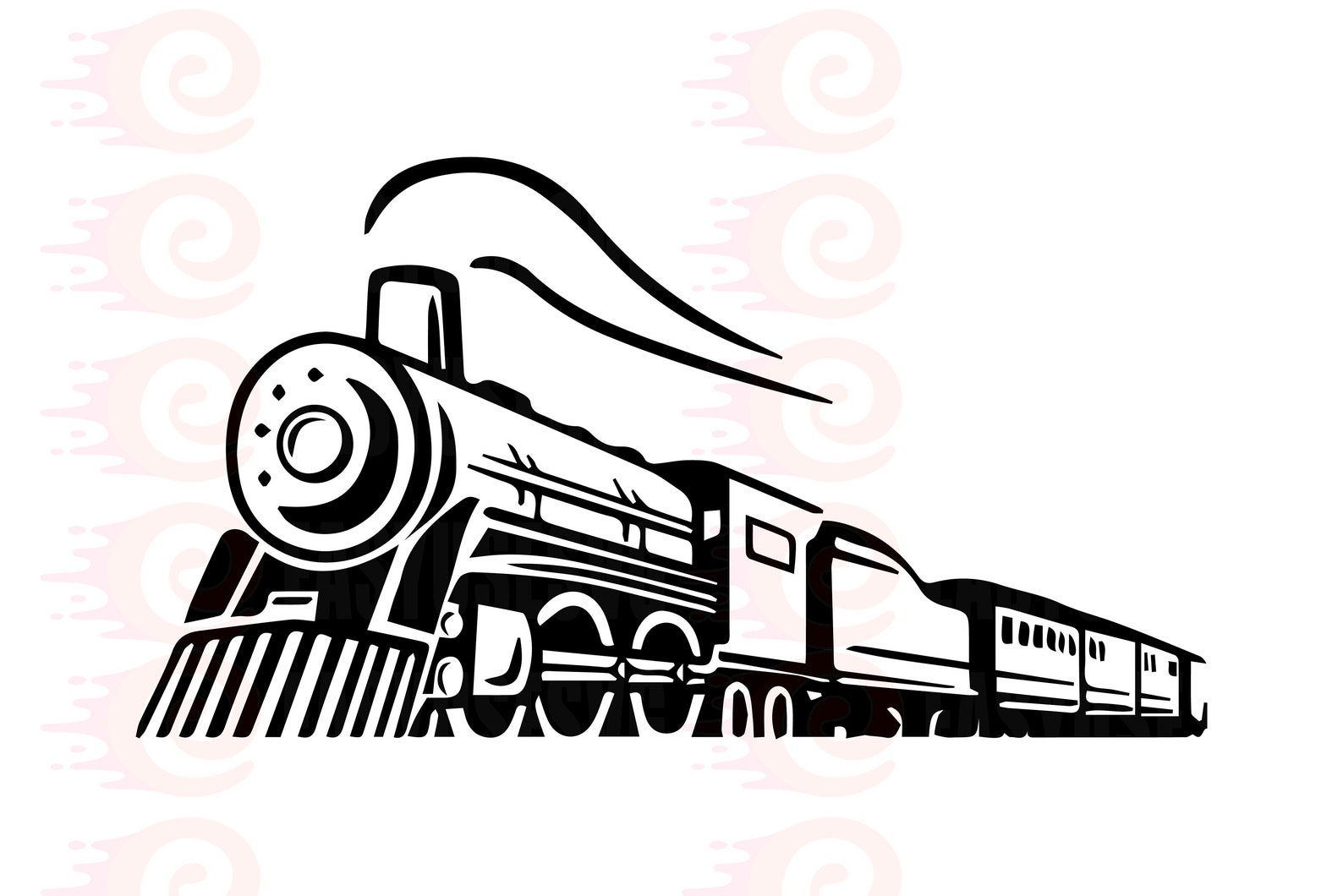 Train Svg Steam Engine Svg Locomotive Svg Train Clipart Etsy