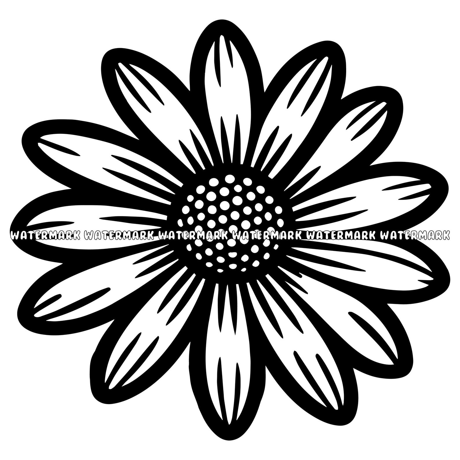 Daisy SVG, Daisy DXF, Daisy PNG, Daisy Cut File, Daisy Clipart, Daisy ...