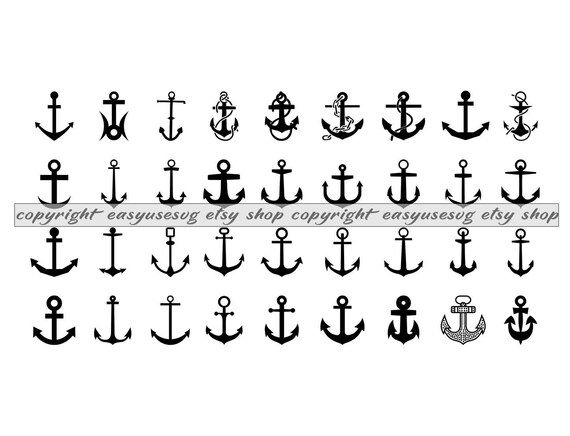 Anchor Svg Bundle Anchor SVG Anchor DXF Anchor PNG Anchor - Etsy