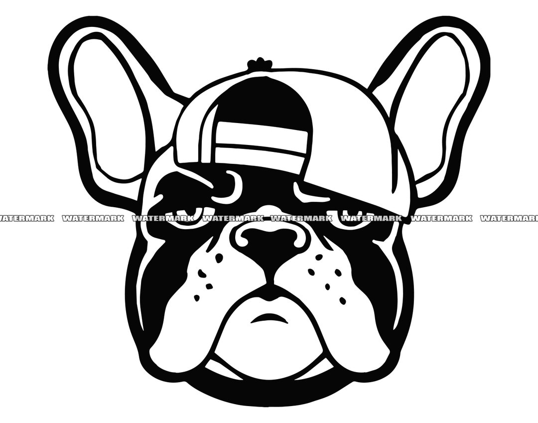 French Bulldog With Hat SVG #1 Dog Breed Pet Puppy Animal Design ...