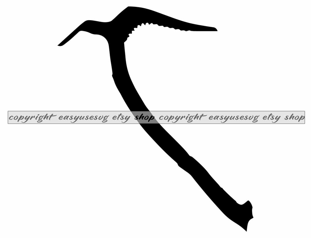 Ice Axe SVG Ice Axe DXF Ice Axe Clipart Ice Axe Silhouette - Etsy