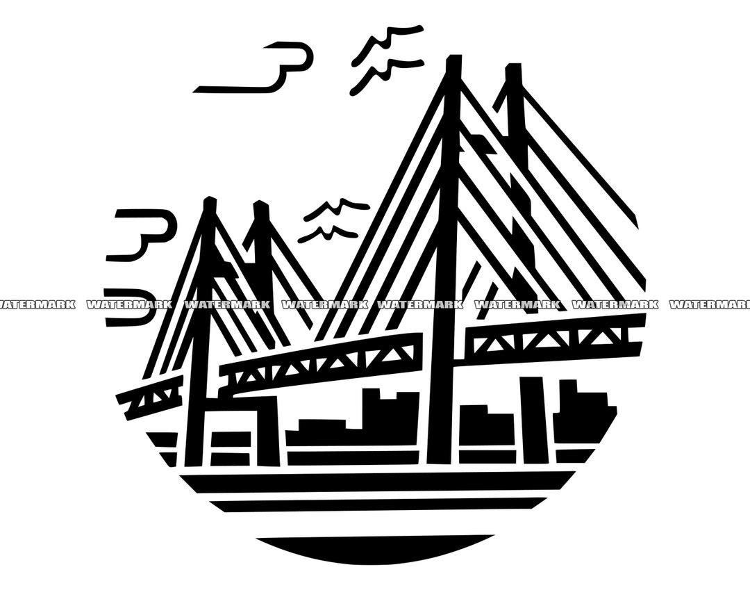 Bridge SVG, Bridge Cut File, Bridge DXF, Bridge PNG, Bridge Clipart ...