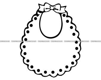 Baby Bib Silhouette - Etsy