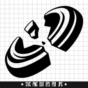 Broken Clay Target SVG, Broken Clay Target DXF, Broken Clay Target PNG ...