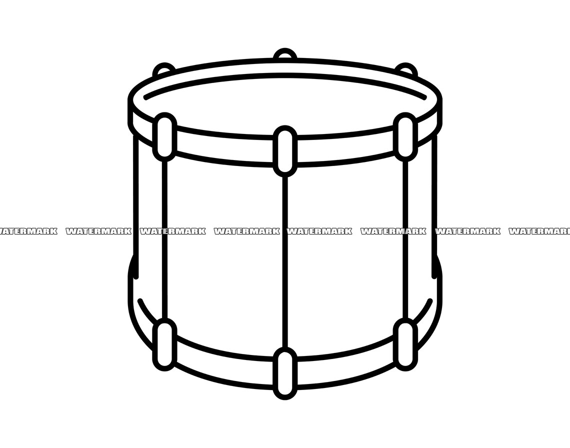 Surdo SVG Surdo Cut File Surdo DXF Surdo PNG Surdo - Etsy