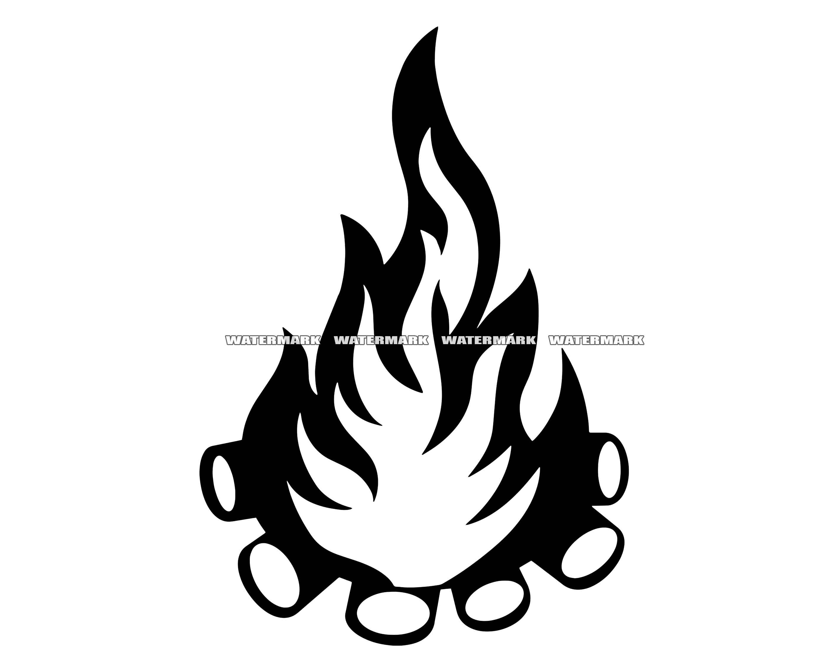 Campfire SVG 5 Campfire DXF Campfire PNG Campfire Clipart - Etsy Ireland