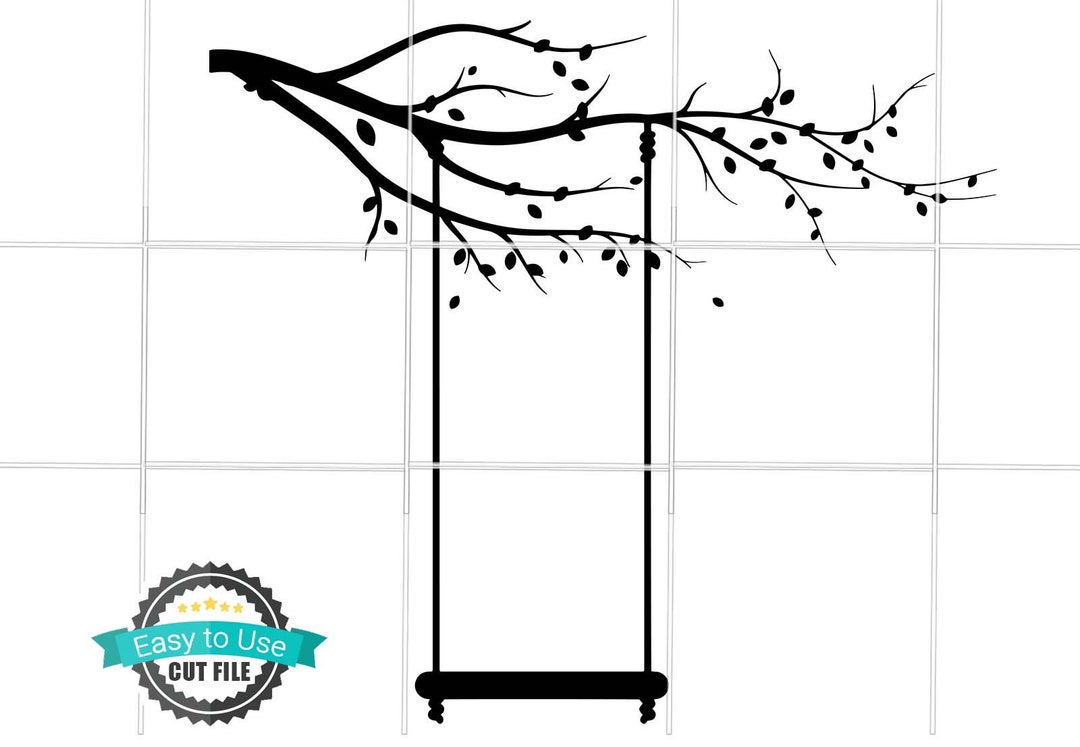 Tree Swing SVG Cut File and Clipart for Cricut and Silhouette - Etsy