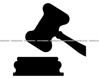 Gavel Silhouette Png - Etsy