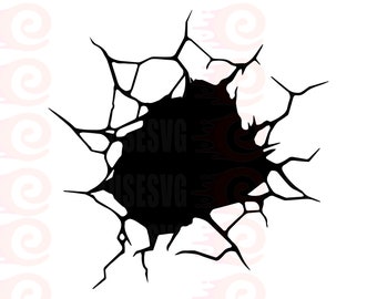 Broken Glass Svg - Etsy