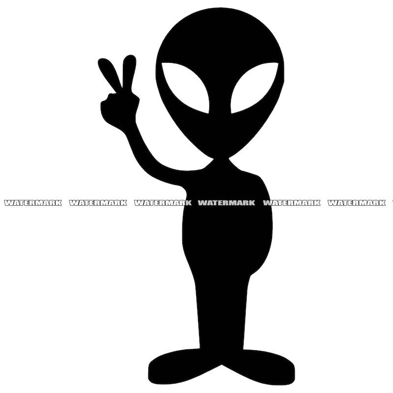 Alien Svg - Etsy