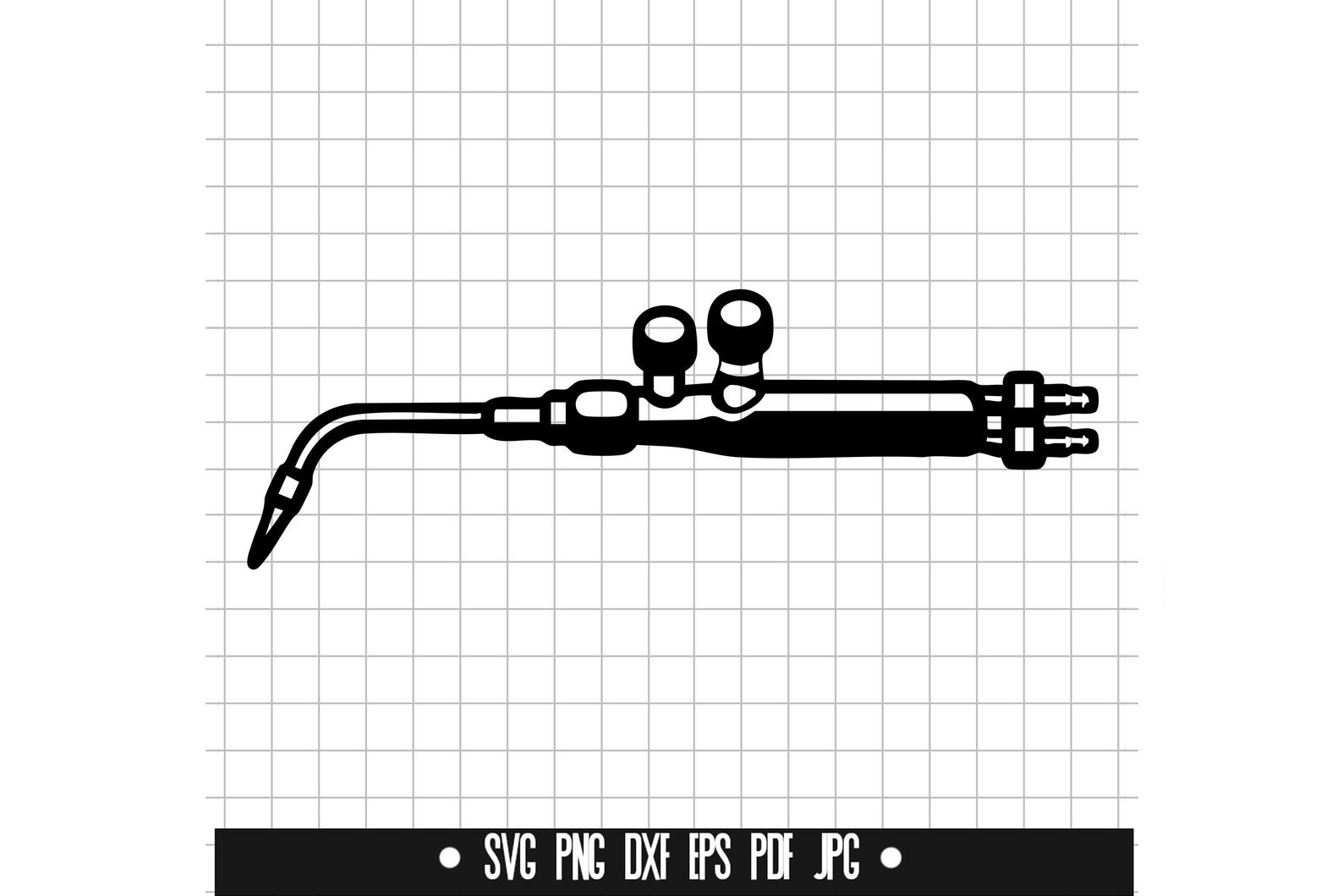 Welding Torch SVG, Torch DXF, Torch PNG, Welding Cut File, Clipart ...