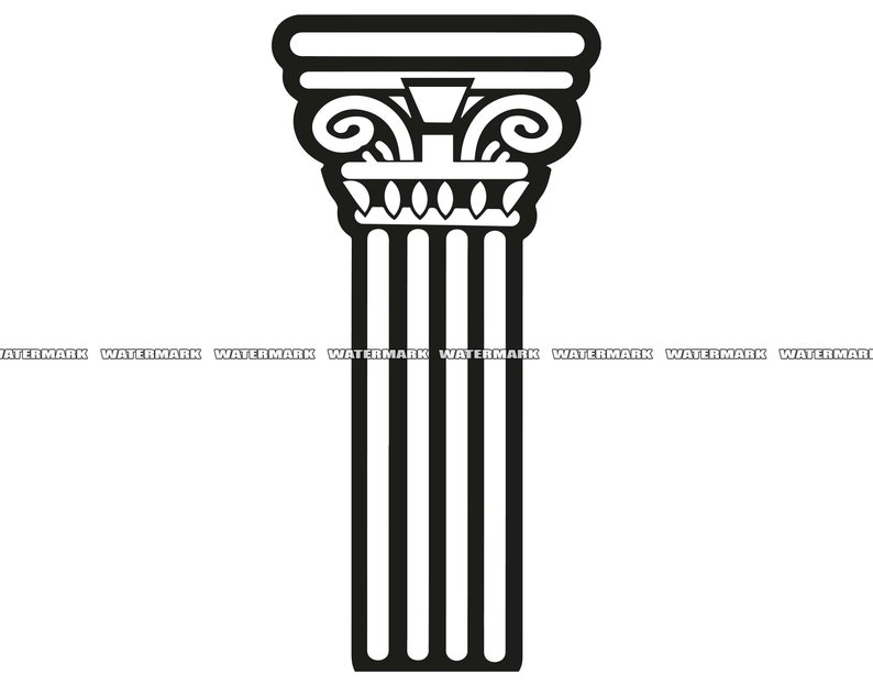 Ancient Greek Stone Block SVG 5 Cut File DXF PNG Clipart - Etsy