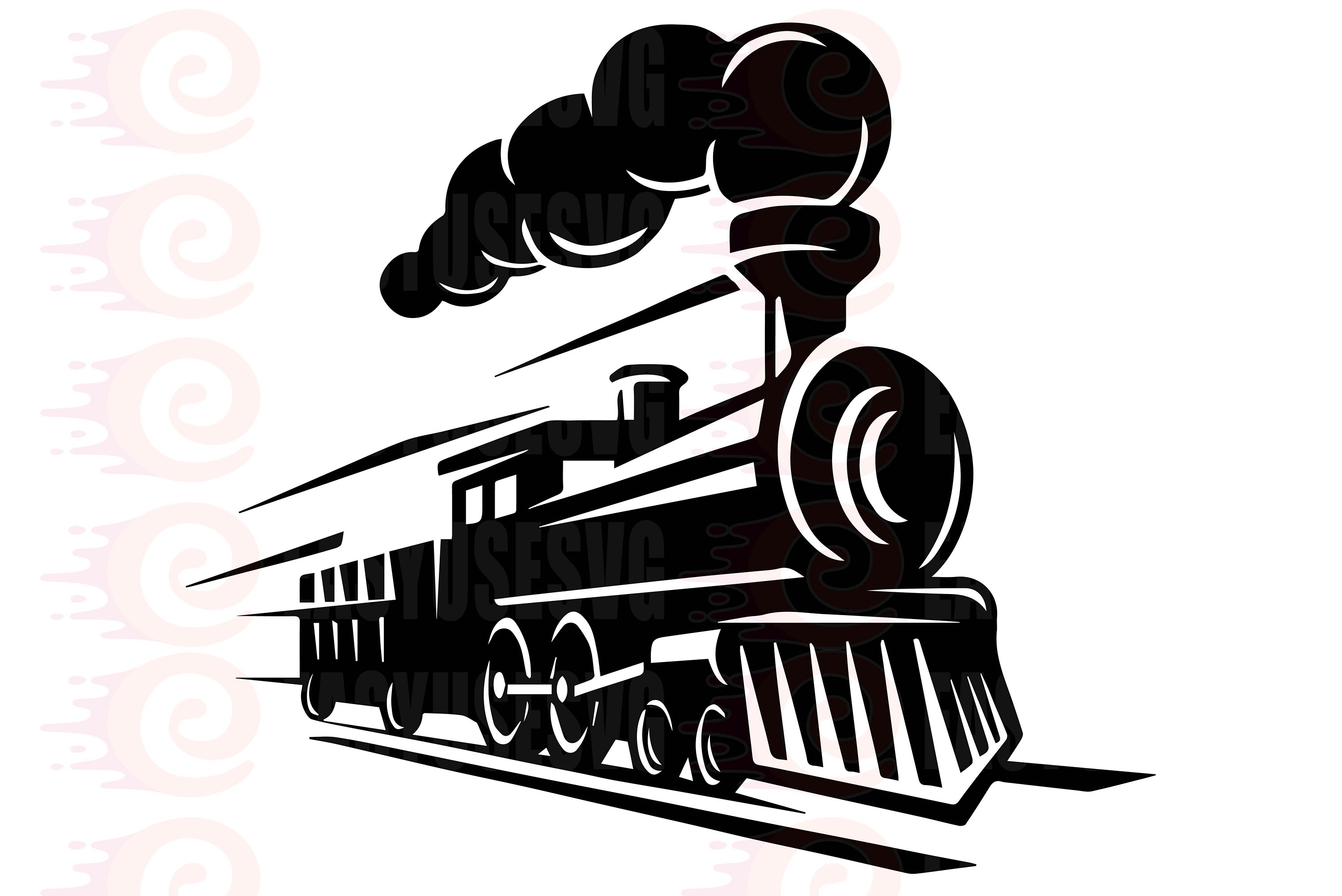 Zug SVG Dampfzug Svg Dampfmaschine SVG Lokomotive SVG Zug | Etsy