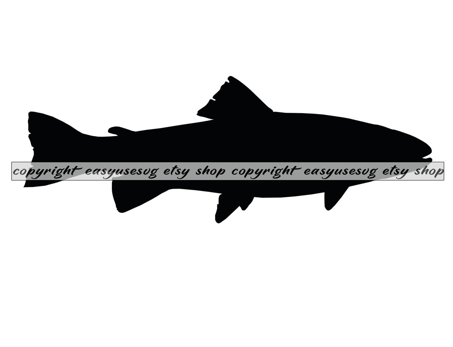Trout SVG Trout DXF Trout PNG Trout Clipart Trout - Etsy Hong Kong