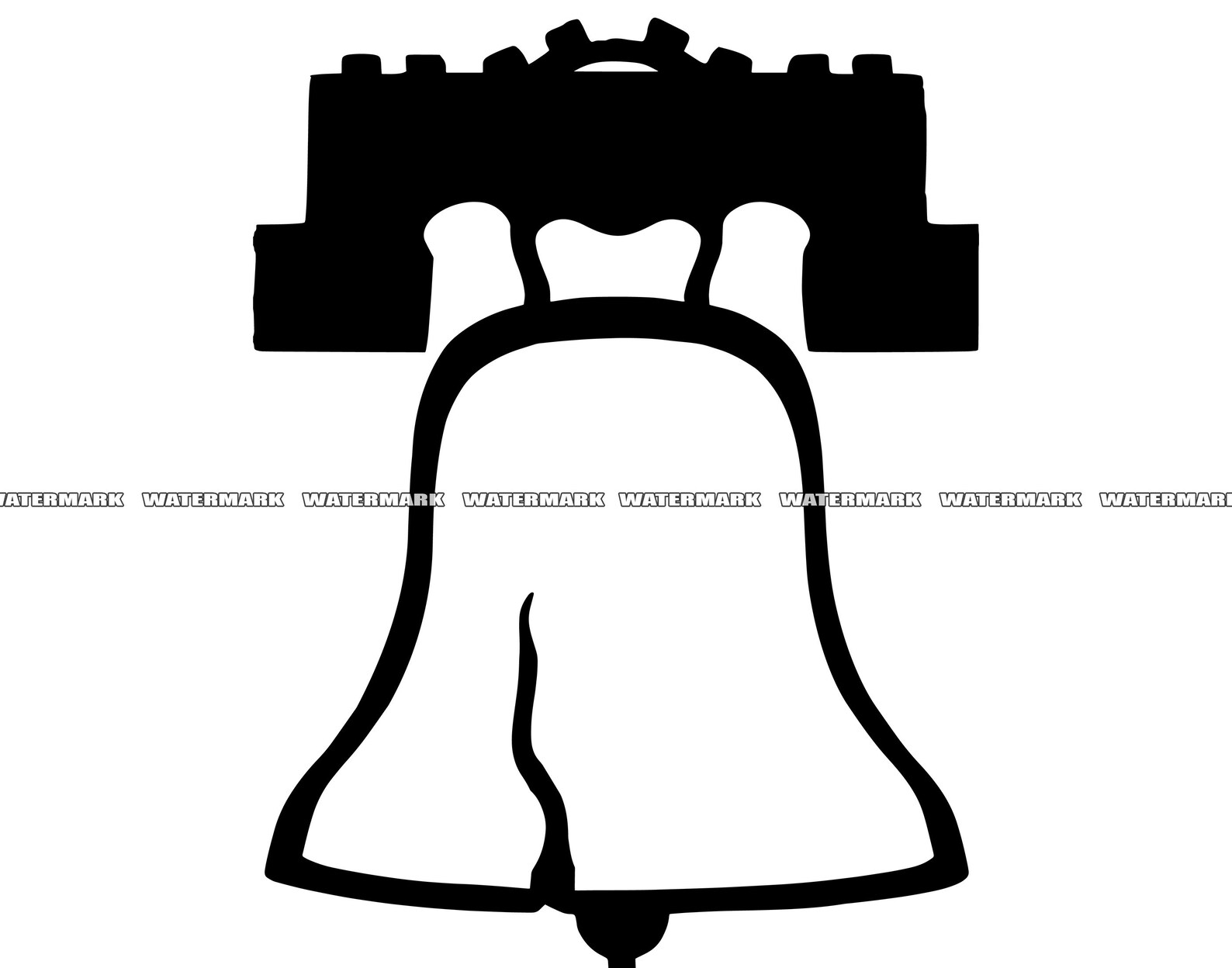 Liberty Bell SVG Liberty Bell Cut File Liberty Bell DXF - Etsy