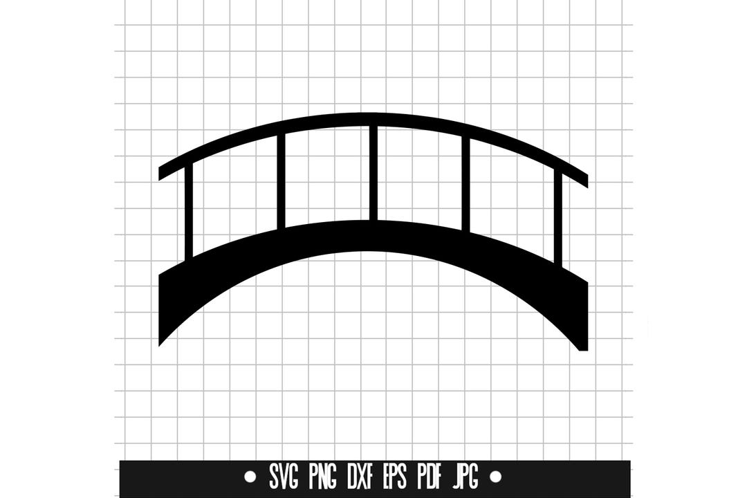 Bridge SVG, Bridge Cut File, Bridge DXF, Bridge PNG, Bridge Clipart ...