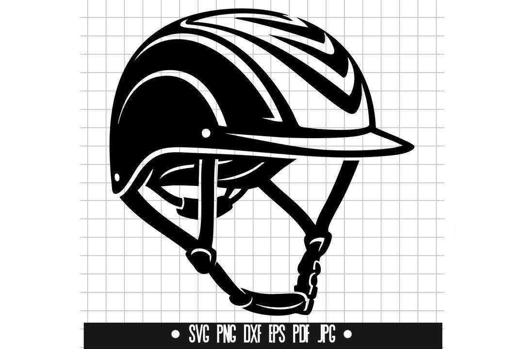 Helmet SVG, Riding Helmet DXF, Helmet PNG, Helmet Cut File, Clipart ...
