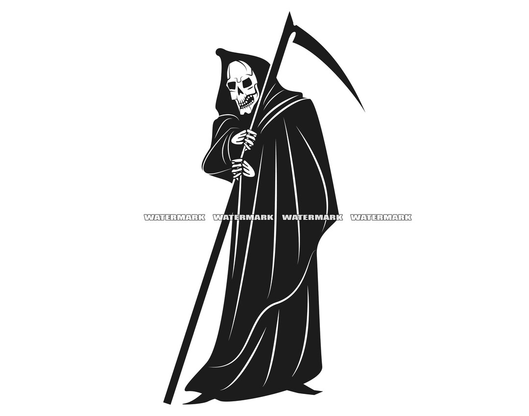 Grim Reaper SVG Reaper SVG Death SVG Skull Svg Skeleton - Etsy