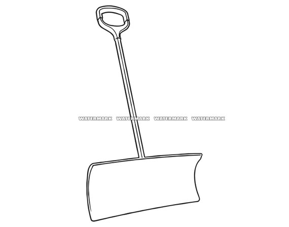 Snow Shovel Clipart
