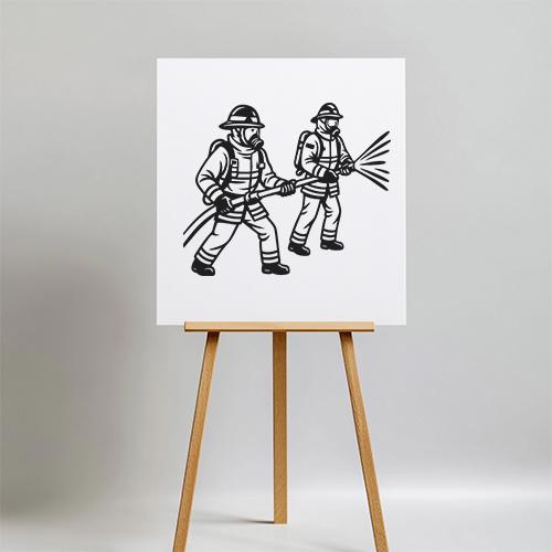 Firefighter SVG, Fireman DXF, Fire Hose PNG, Rescue Cut File, Clipart ...
