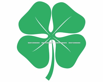 Four Leaf Clover Dxf - Etsy