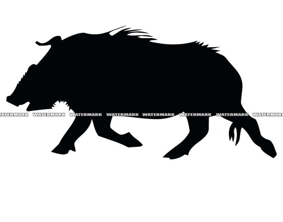 Wild Boar SVG Wild Boar Cut File Wild Boar DXF Wild Boar - Etsy