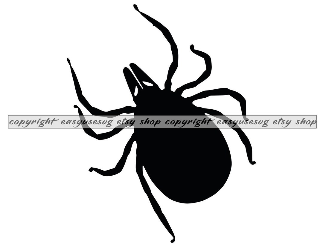 Tick Insect SVG, Tick Insect DXF, Tick Insect PNG, Tick Insect Clipart ...