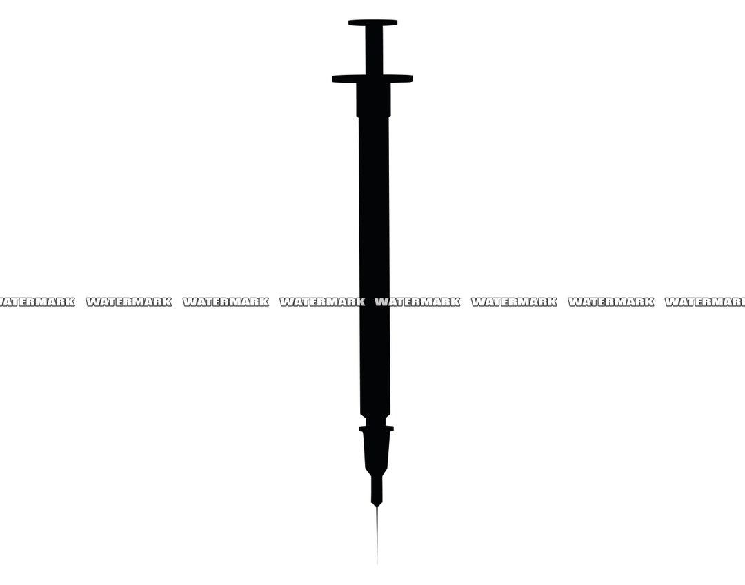 Syringe SVG, Syringe Cut File, Syringe DXF, Syringe PNG, Syringe ...