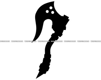 Battle Axe Dxf - Etsy