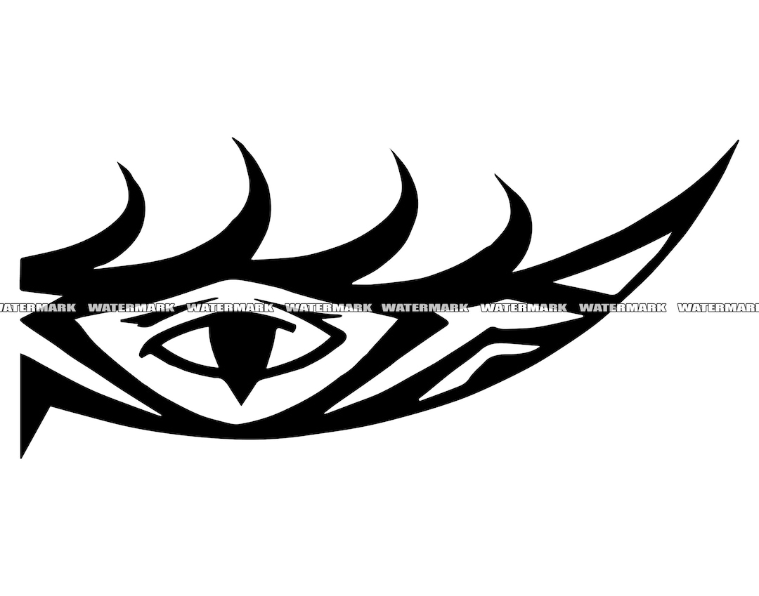 Tribal Eye SVG 2 Tribal Eye Cut File Tribal Eye DXF - Etsy