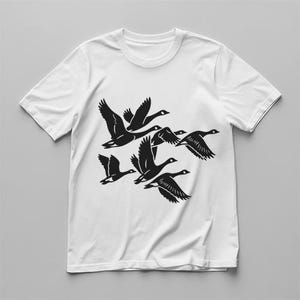 Flying Geese SVG, Birds DXF, Goose PNG, Geese Cut File, Clipart ...