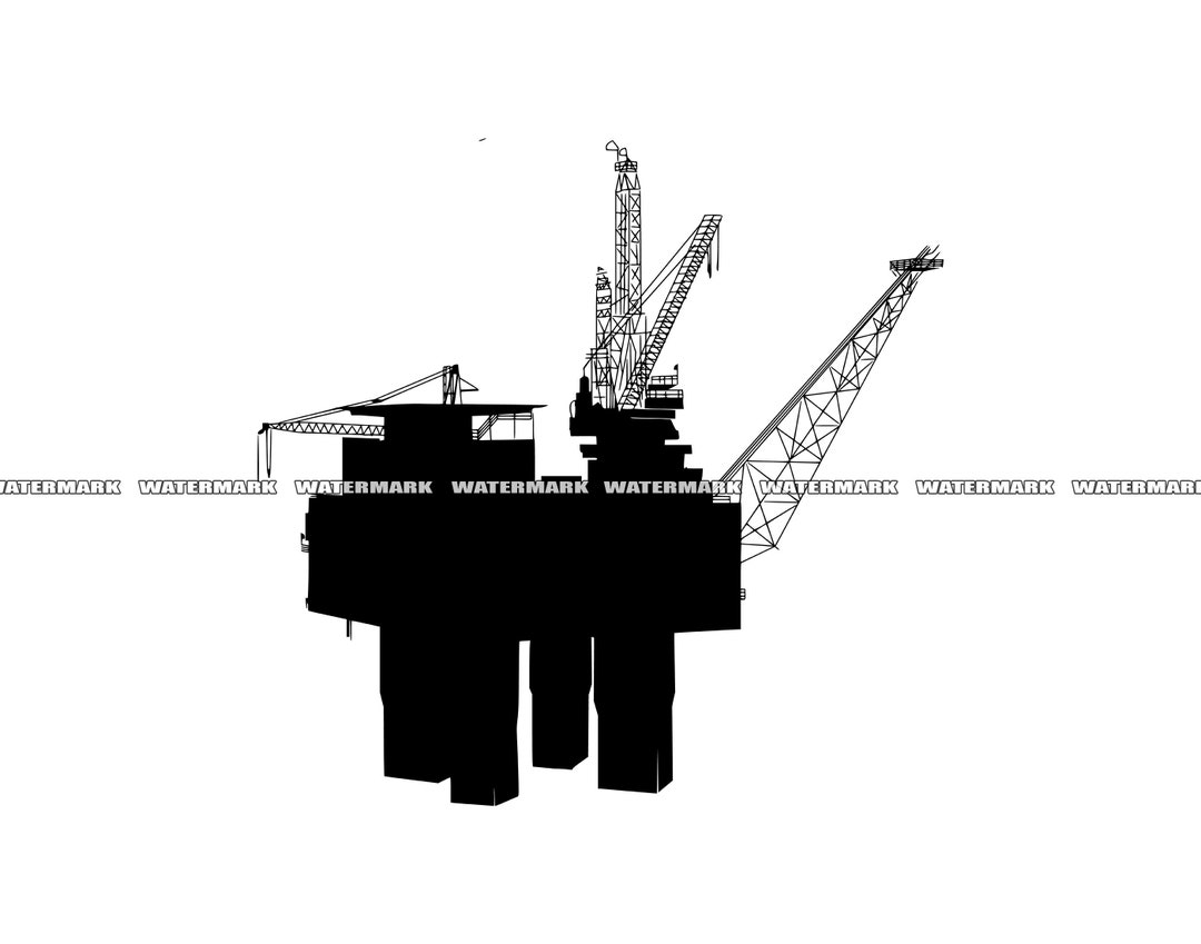 Oil Rig SVG 2 Oil Rig Cut File Oil Rig DXF Oil Rig PNG - Etsy Australia