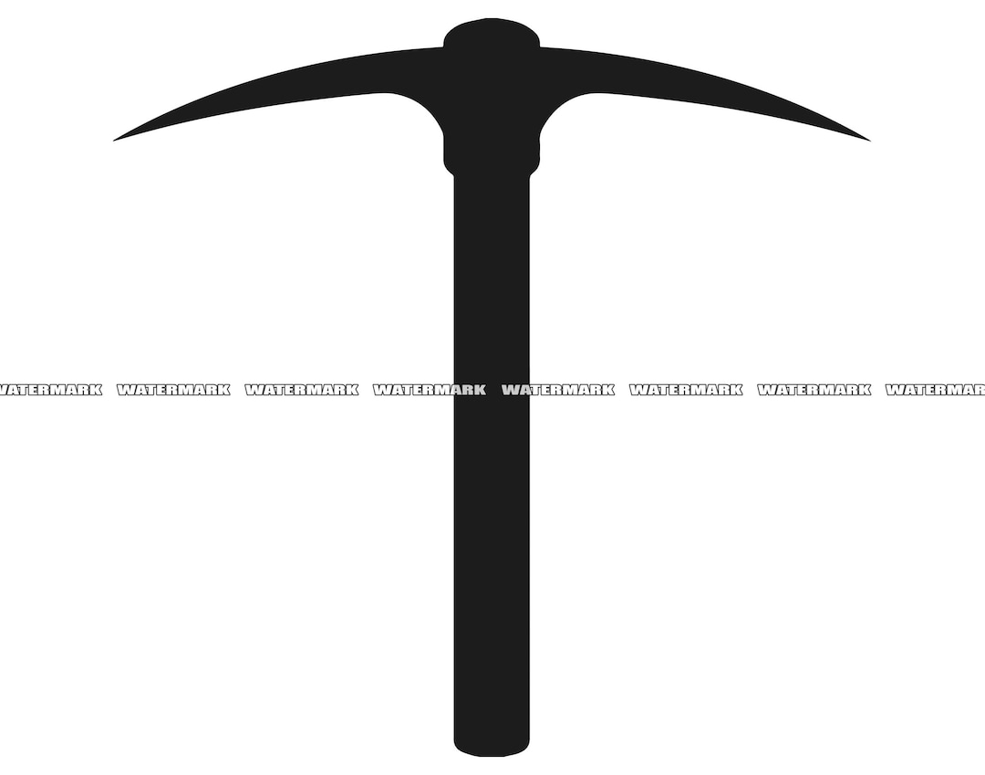 Pickaxe SVG Pickaxe Cut File Pickaxe DXF Pickaxe PNG - Etsy.de