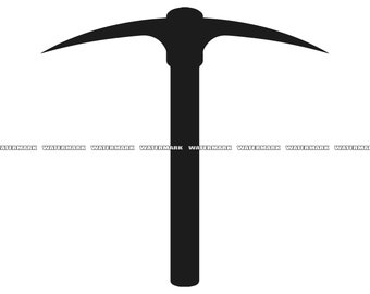 Pickaxe SVG Pickaxe Cut File Pickaxe DXF Pickaxe PNG - Etsy.de